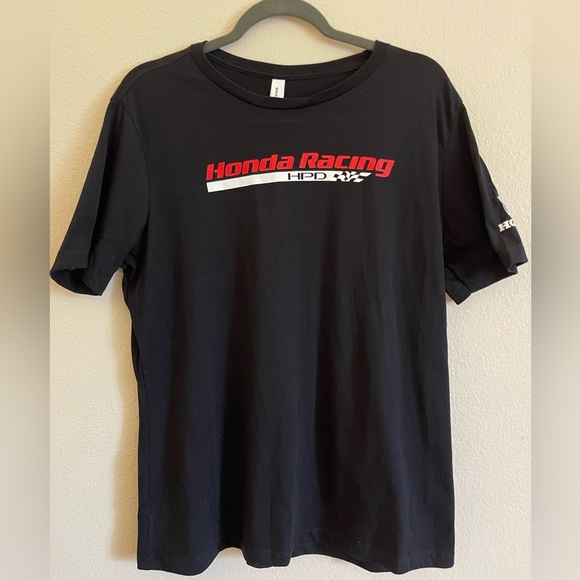 Shirts | Honda Racing Blk Tee | Poshmark